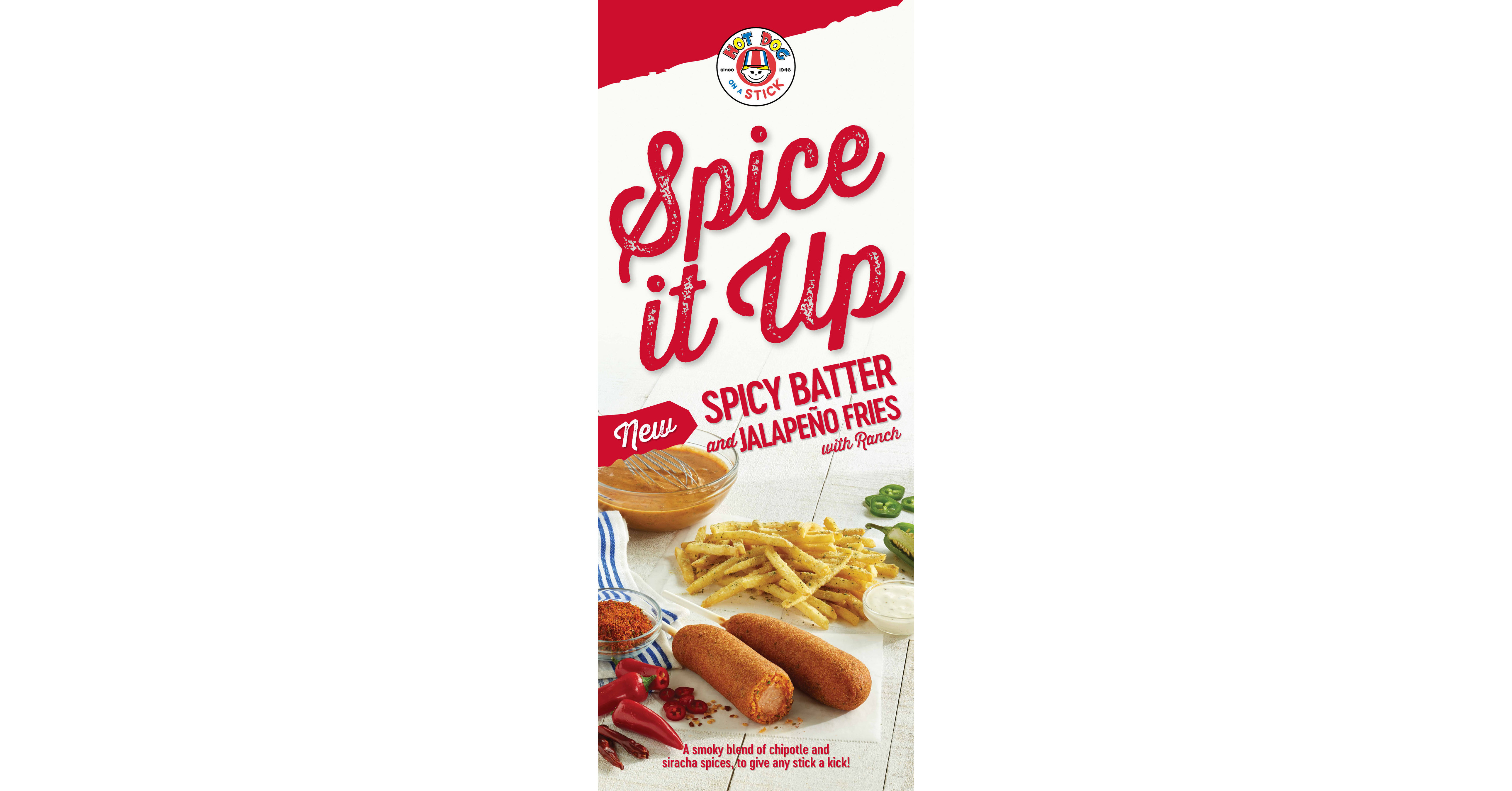Hot Dog on a Stick® Turns Up the Heat this Summer with New Spicy Batter ...