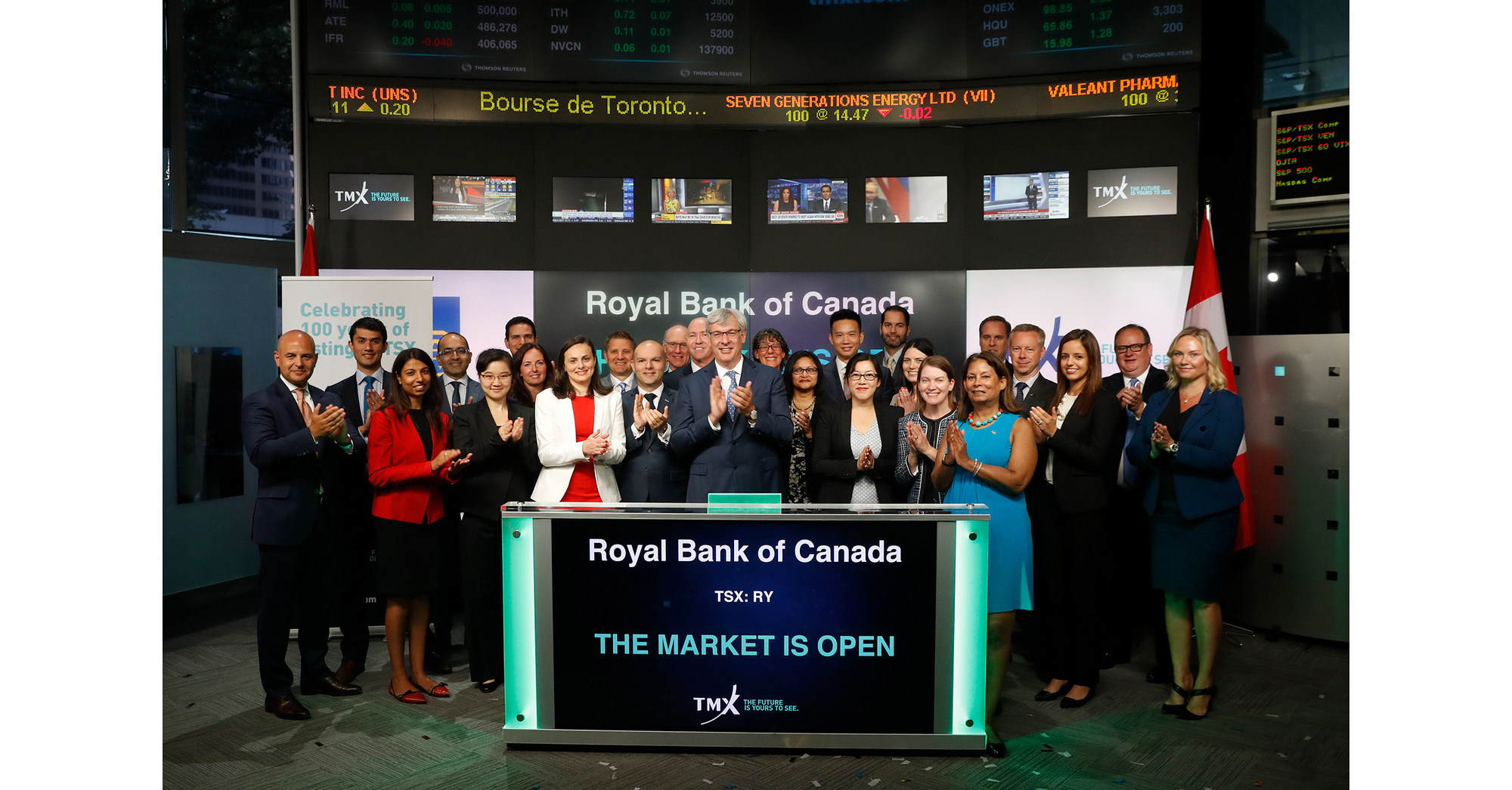 Royal Bank of Canada Opens the Market
