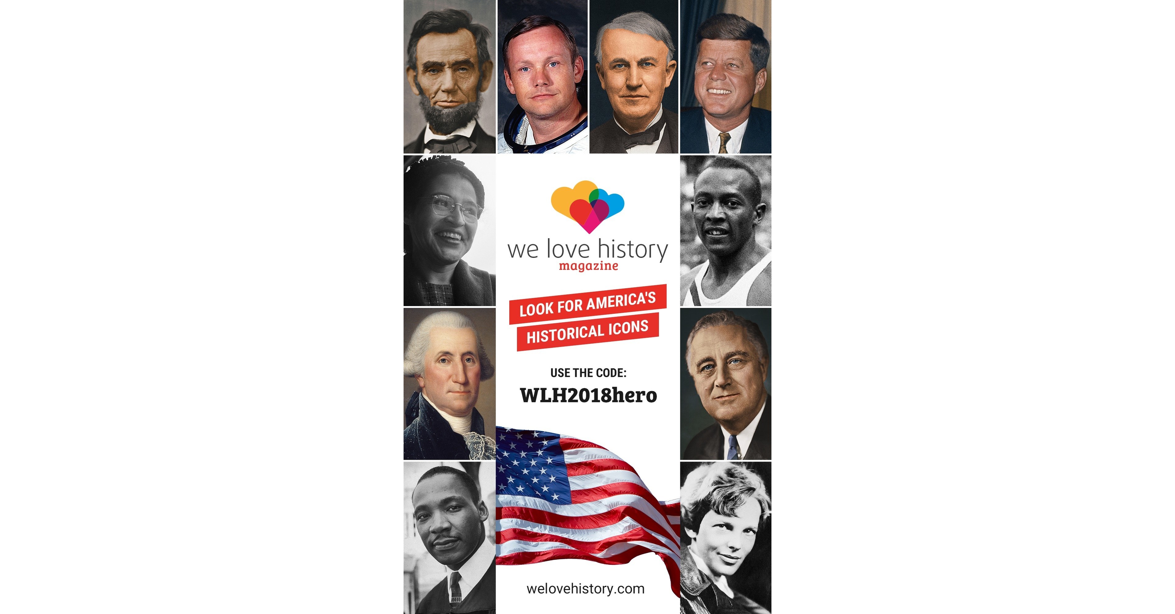 We Love History Magazine is Looking for America's Historical Icons