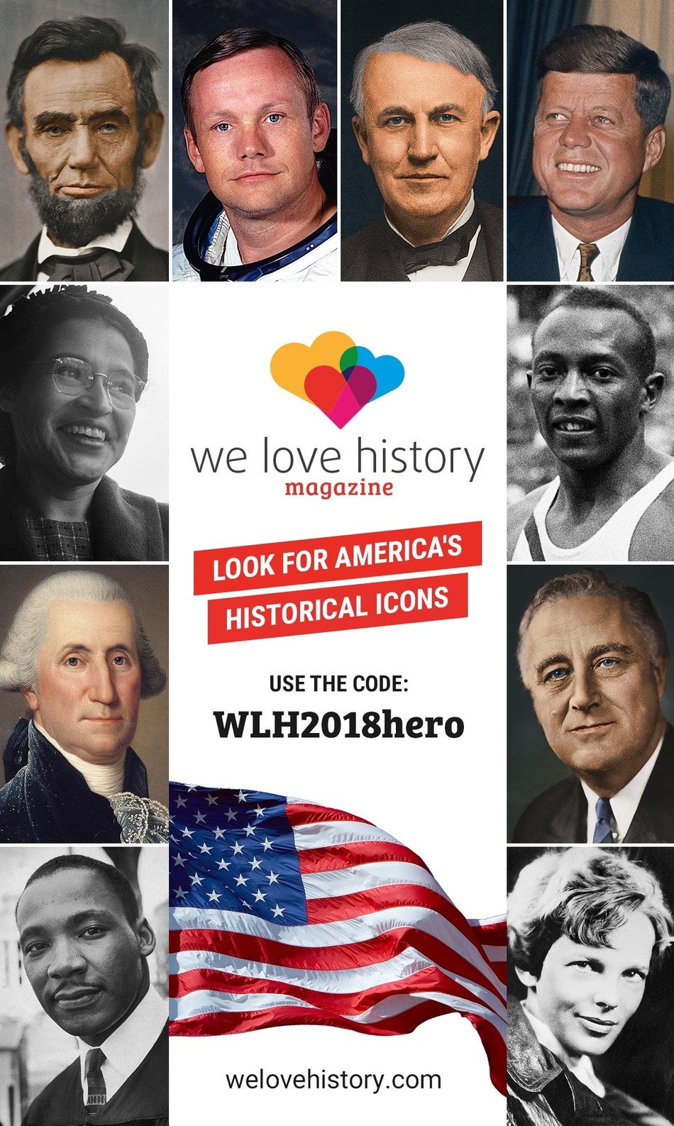 We Love History Magazine is Looking for America's Historical Icons