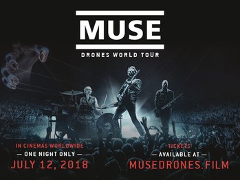 Muse to Release 'Drones World Tour' in Cinemas Worldwide for One Night ...