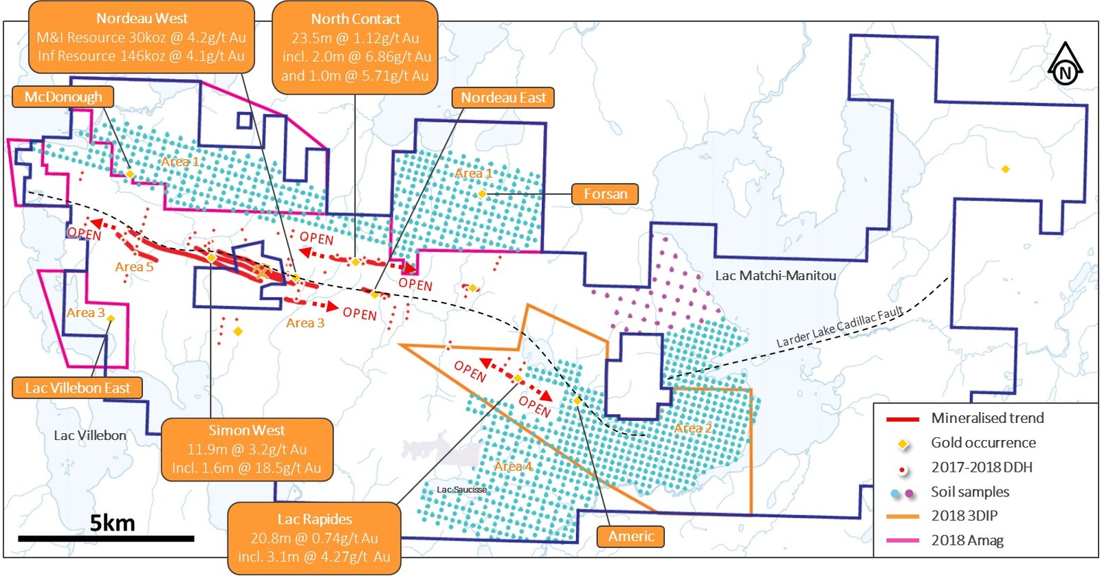New phase of exploration underway at East Cadillac Gold Project in Quebec