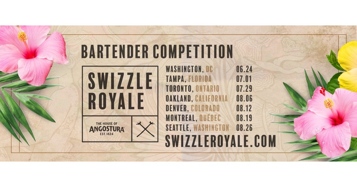 THE HOUSE OF ANGOSTURA® debuts Swizzle Royale Cocktail and Mocktail ...