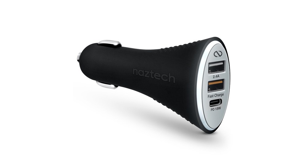 Naztech Introduces Triple-Port Car Charger with Power Delivery