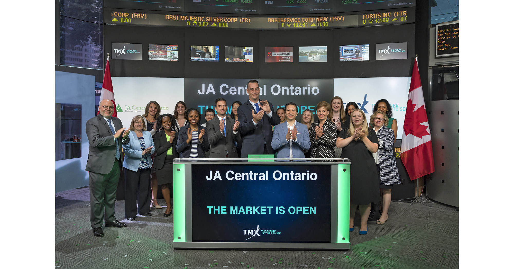 JA Central Ontario Opens the Market