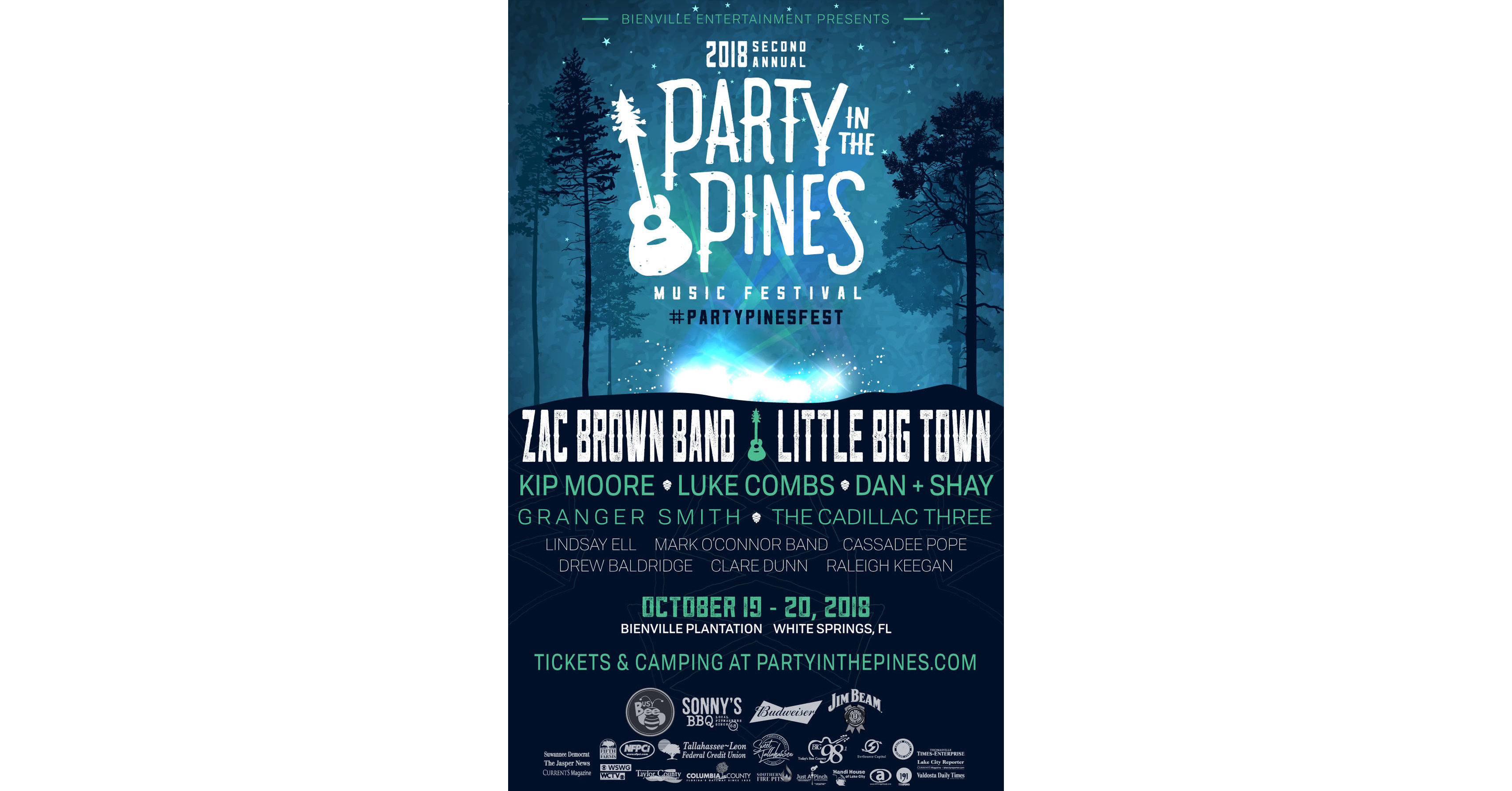 Party In The Pines Adds Dan + Shay, Granger Smith and More to 2018 Lineup