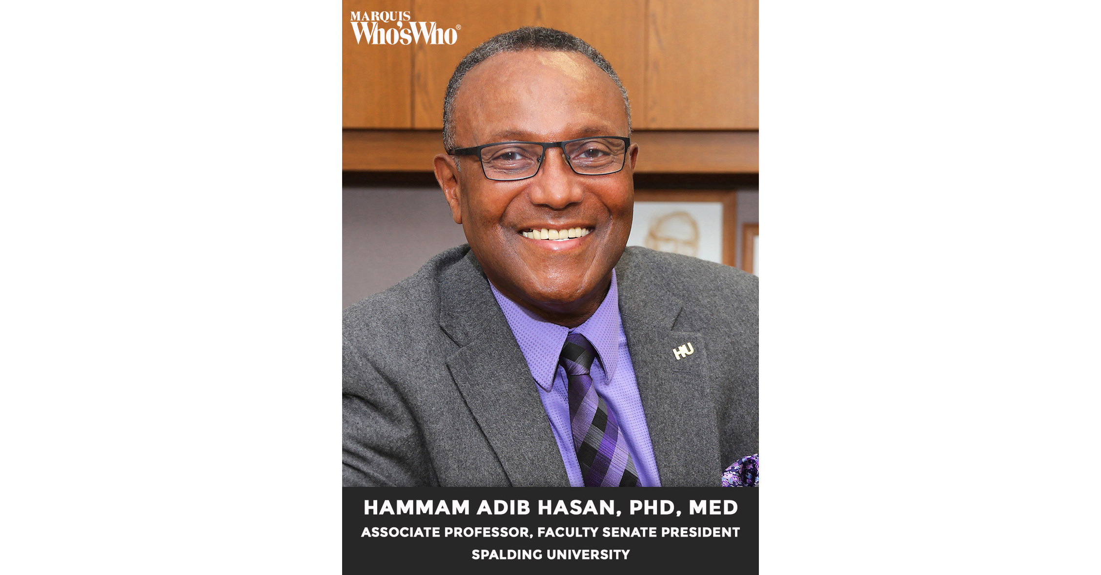 Hammam Adib Hasan, Ph.D., MEd, Recognized for Commitment to Special ...