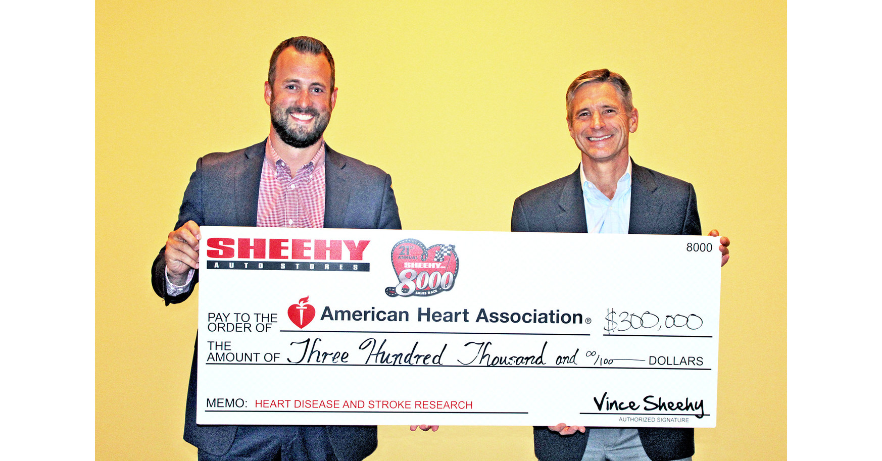 Sheehy Auto Stores Raises $300,000 to Benefit the American Heart ...