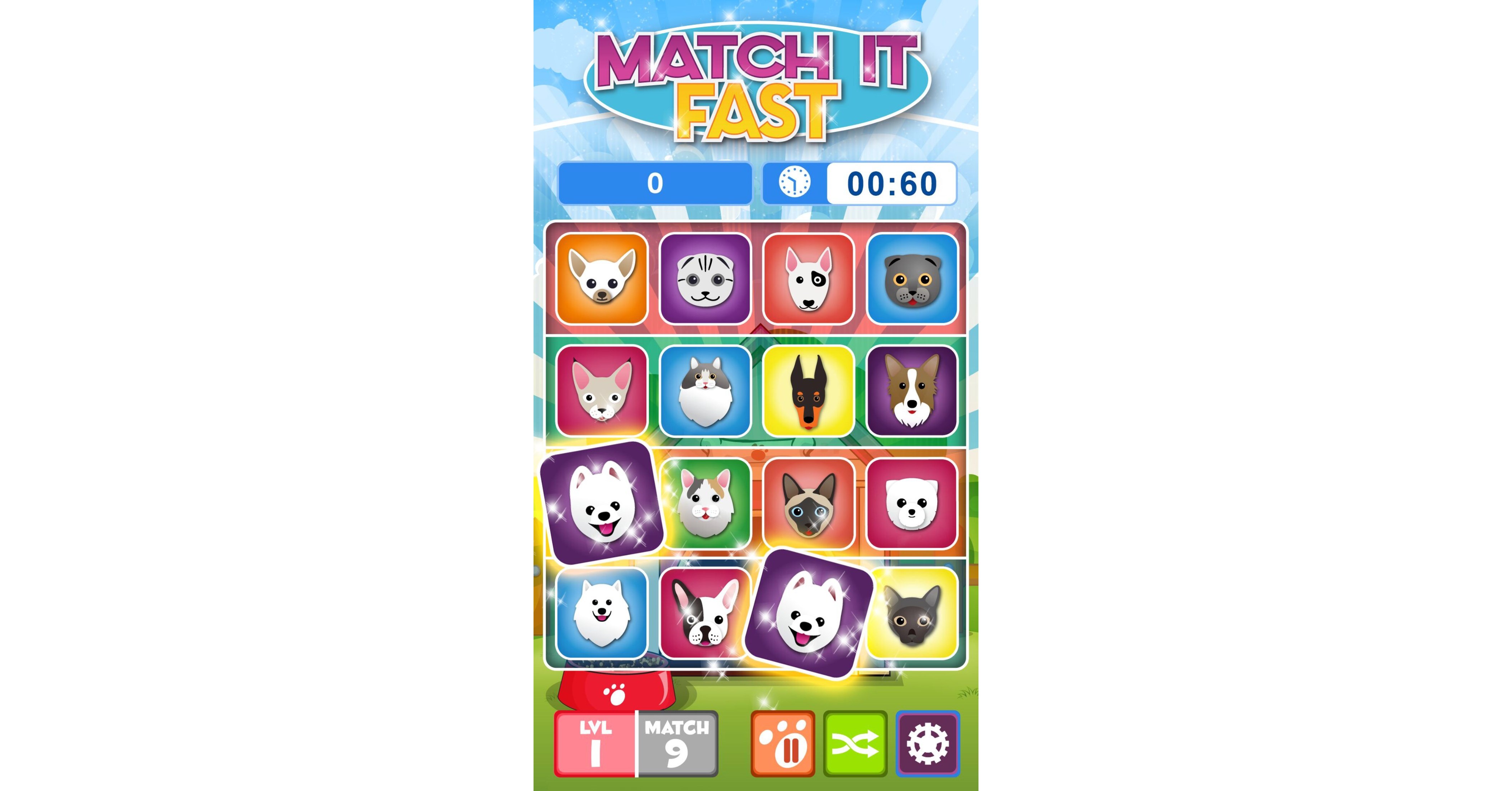 Match It Fast App Game Launches in App Store, Google Play