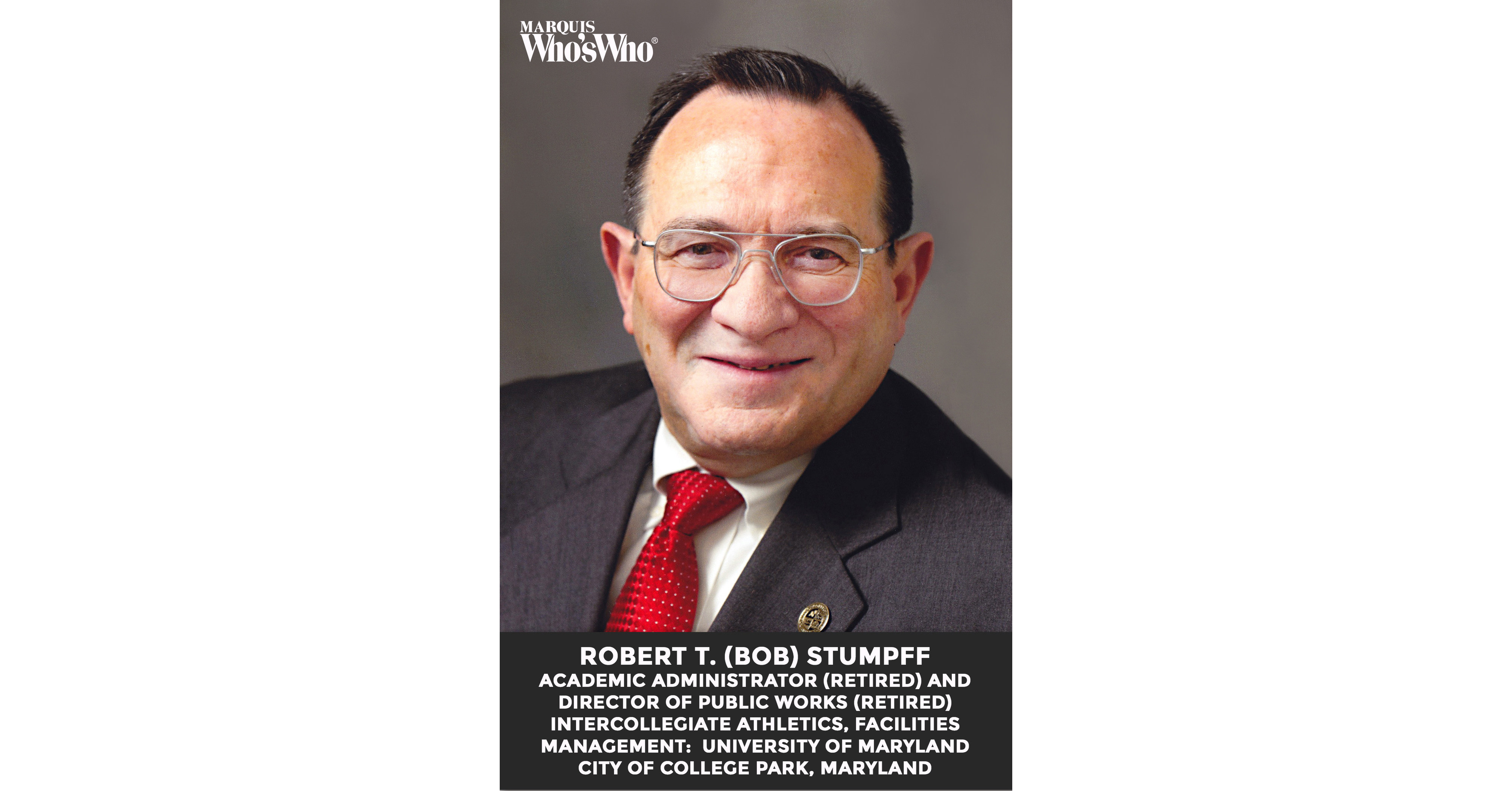 Robert T. Stumpff Celebrated for Innovations in Municipal Public Works