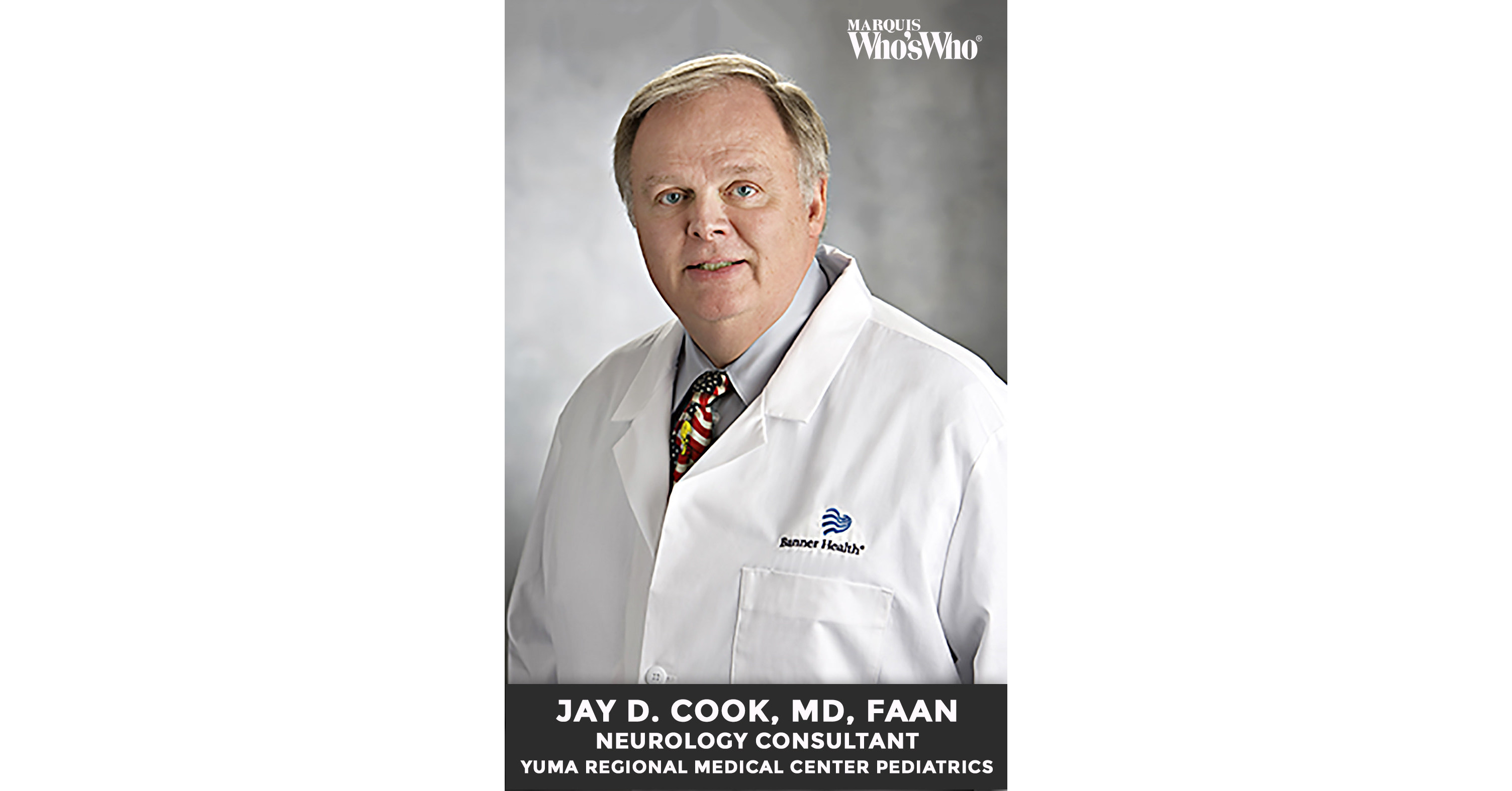 Jay D. Cook, MD, Recognized for Commitment to Child Neurology