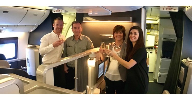 How a Family of Four Flew Together for 19 Hours in First Class for Just ...