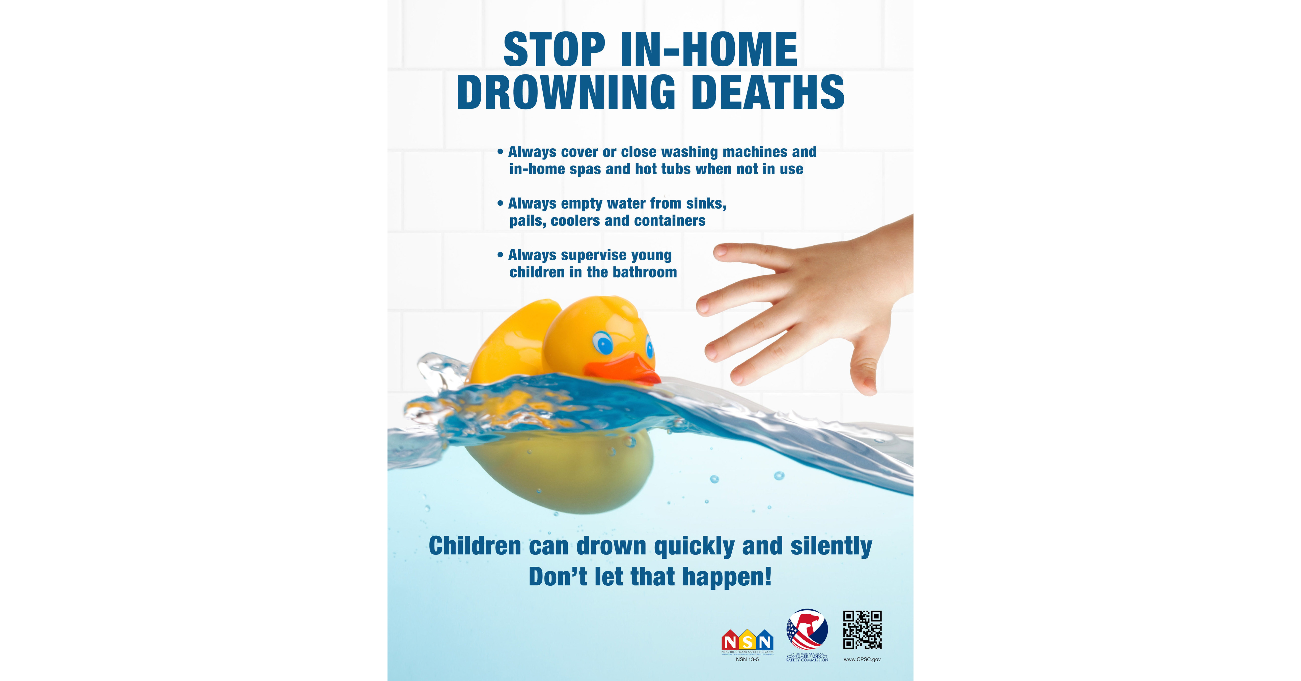 CPSC Warns of Hidden In-Home Drowning Hazards for Children