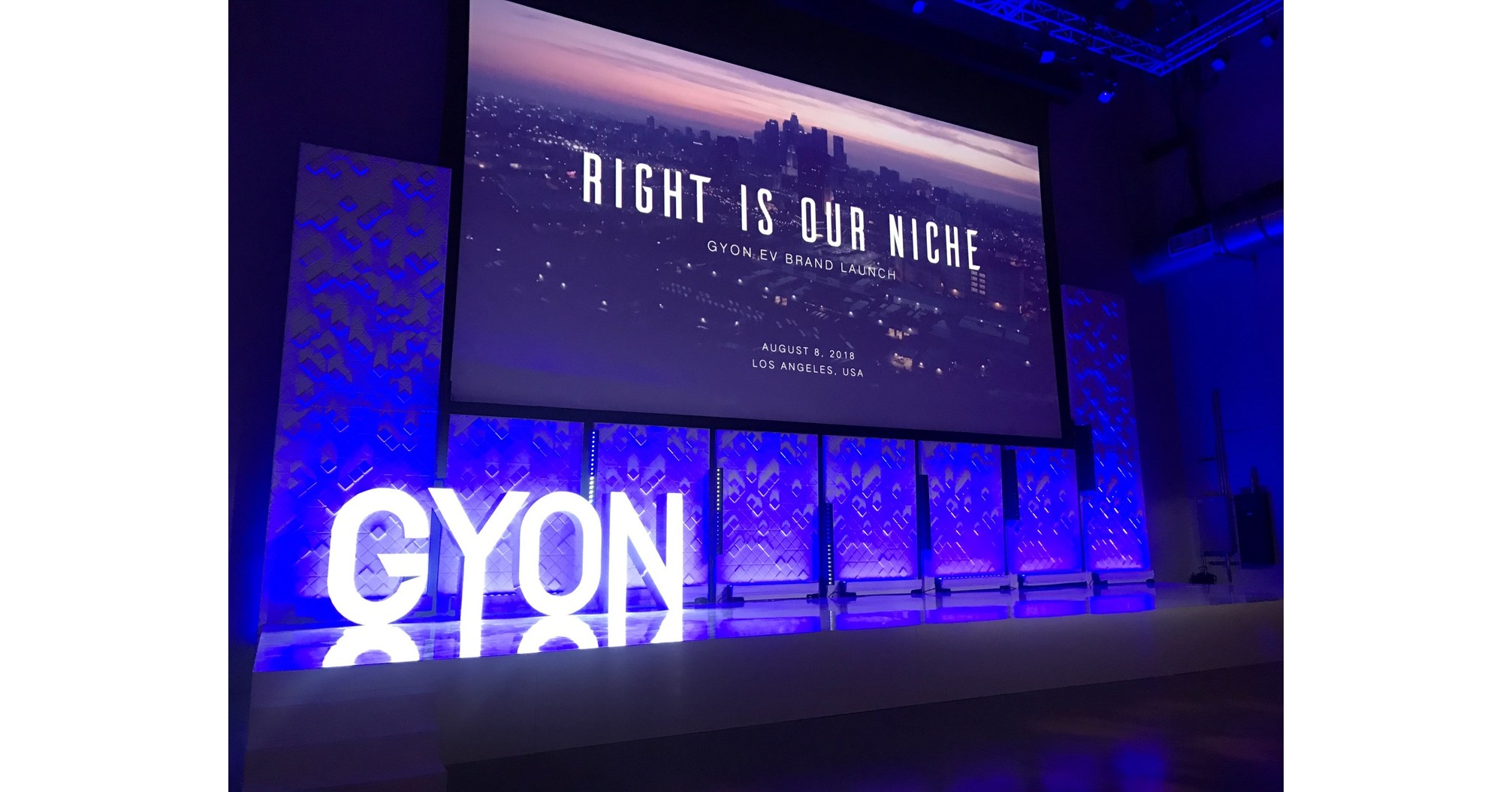 A Newly High-end Electric Vehicle Brand "GYON" Launched in Los Angeles
