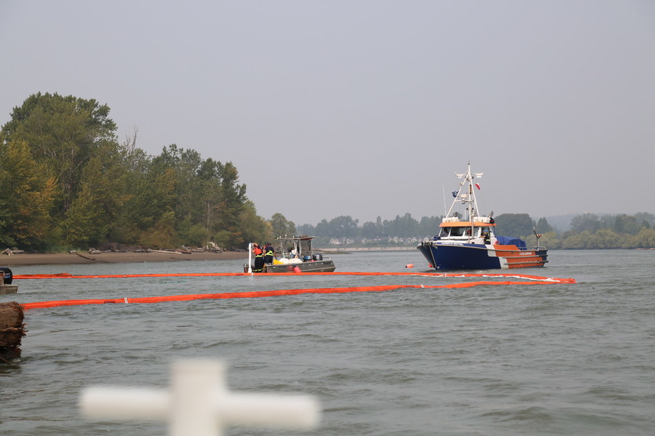 Musqueam Responds to Fuel Spill on Fraser River