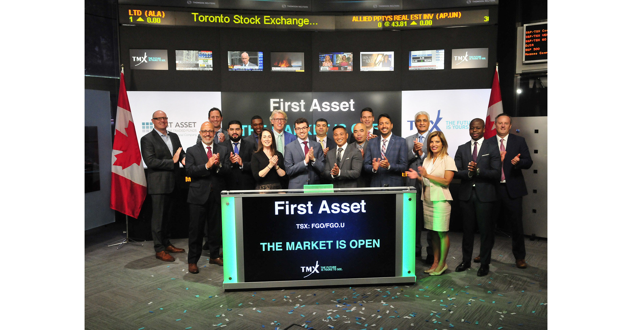 First Asset Opens the Market