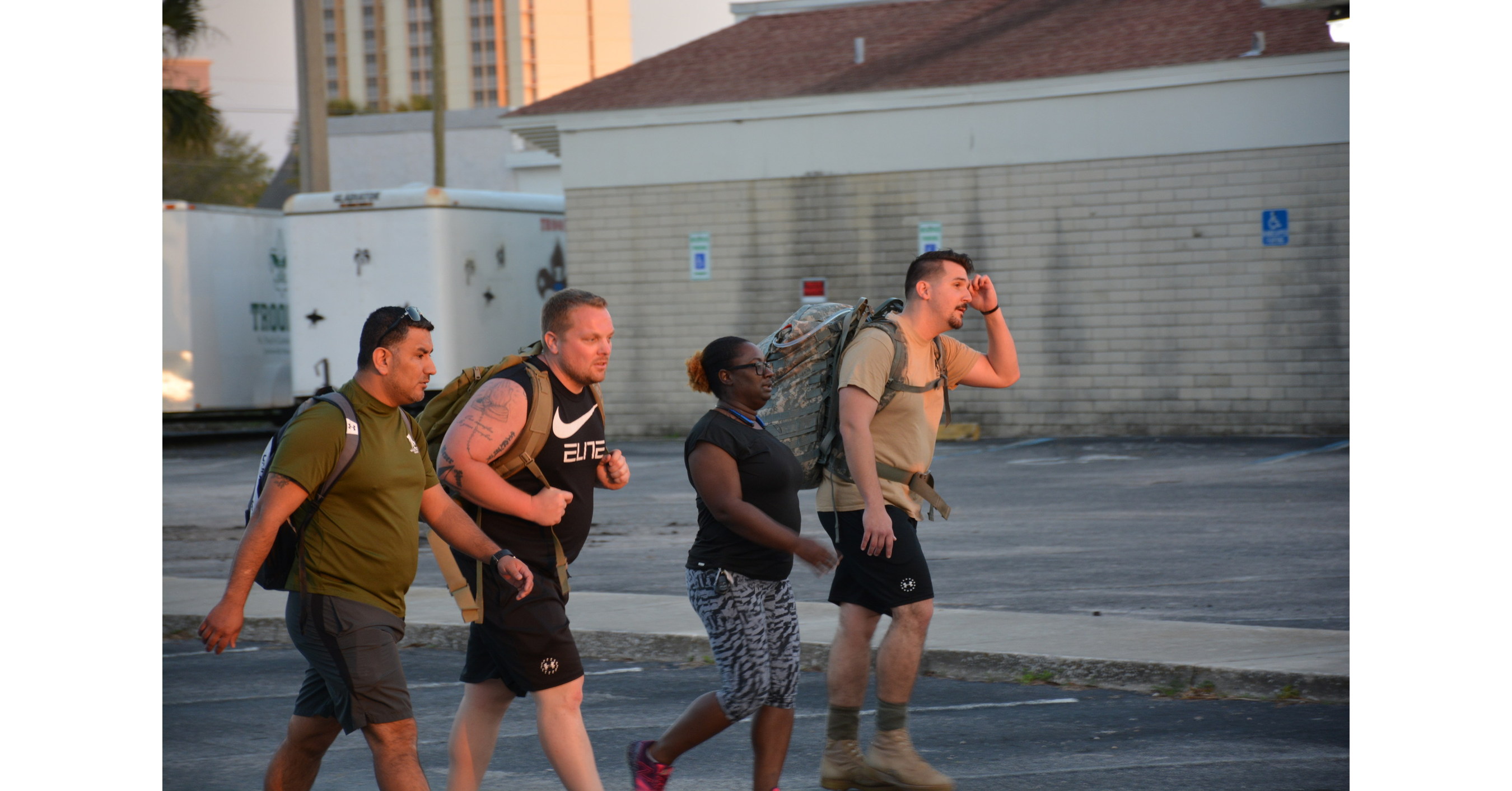 Injured Veterans Connect and Challenge Themselves with Ruck March