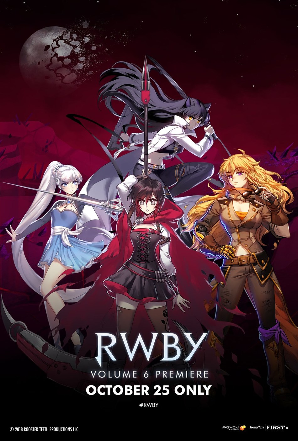 Hit Anime Series RWBY Returns to the Big Screen for Debut of Volume 6 ...