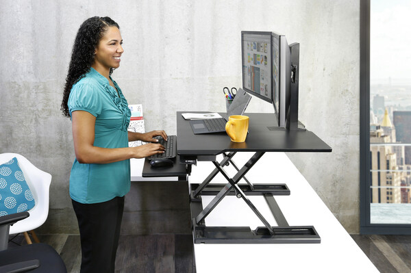 Ergotron Launches WorkFit™-TX, an Ultra-Low Standing Desk Converter to ...