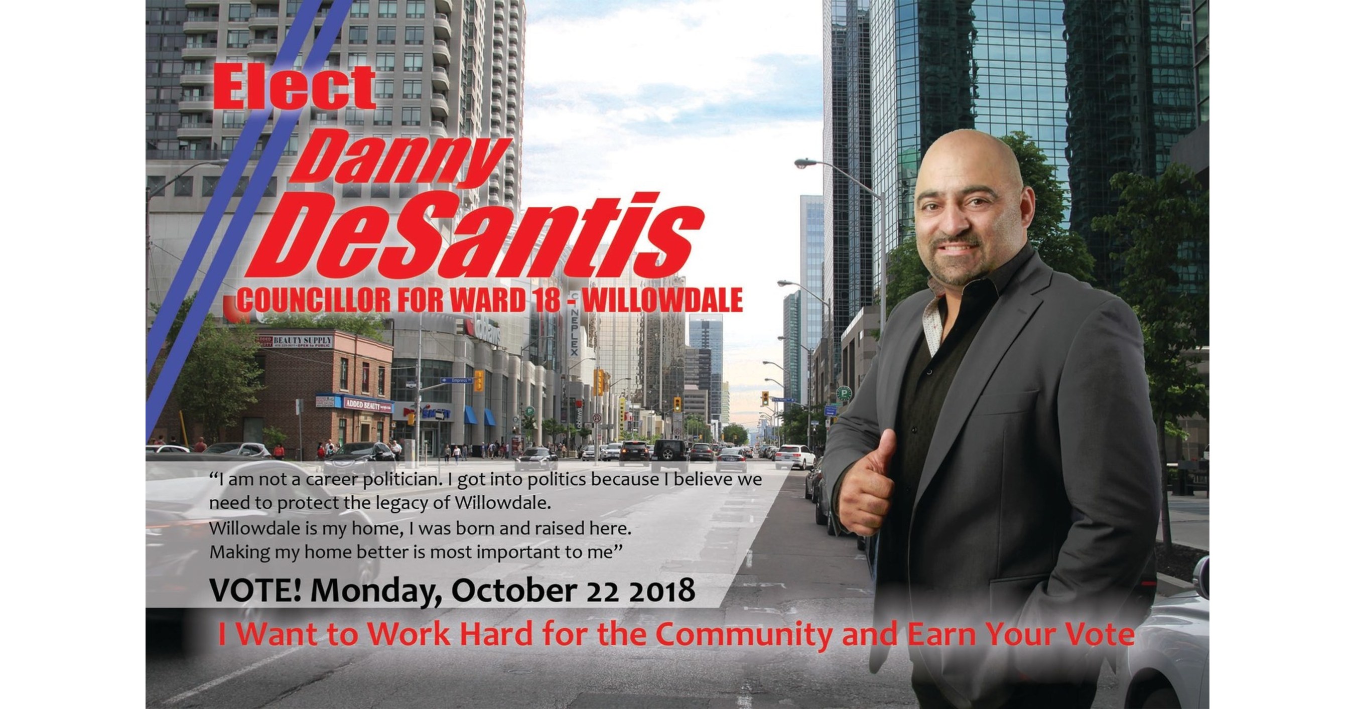 Danny DeSantis proudly announces his candidacy for the seat of ...