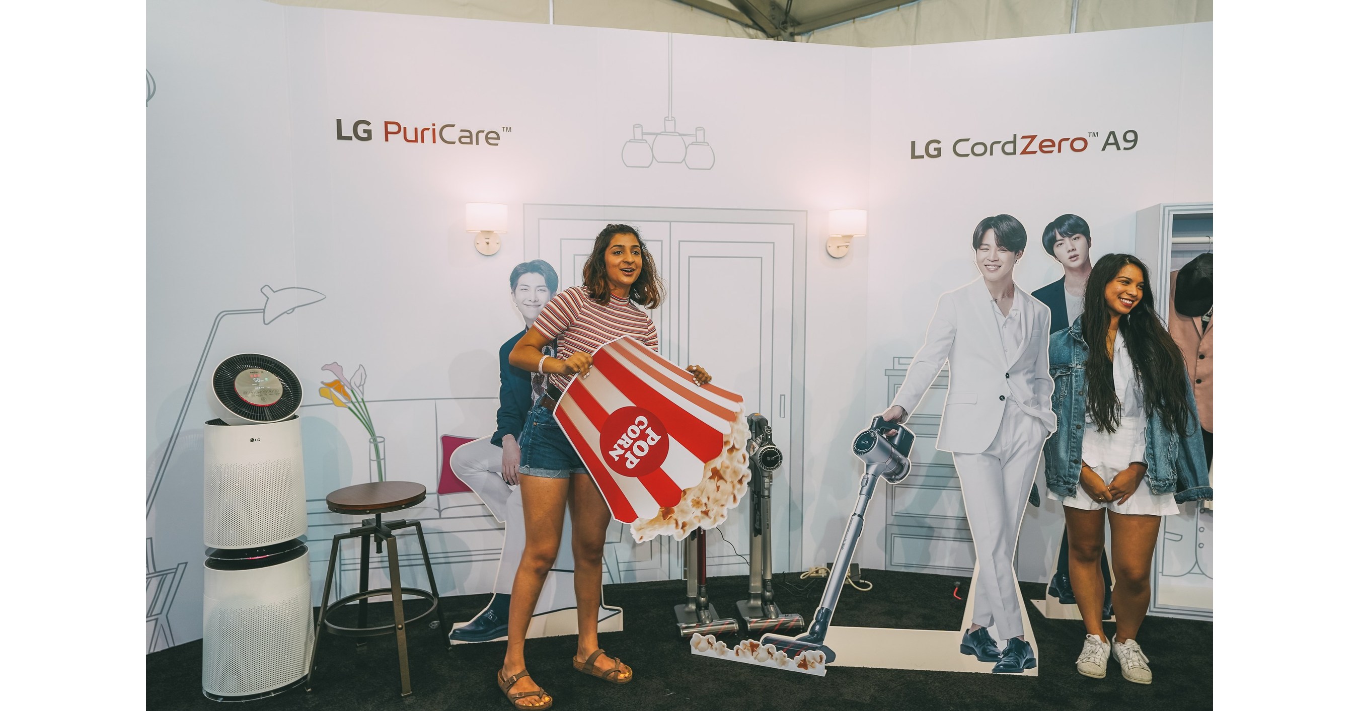 LG Captures Attention Of BTS Fans From Coast To Coast During BTS World Tour