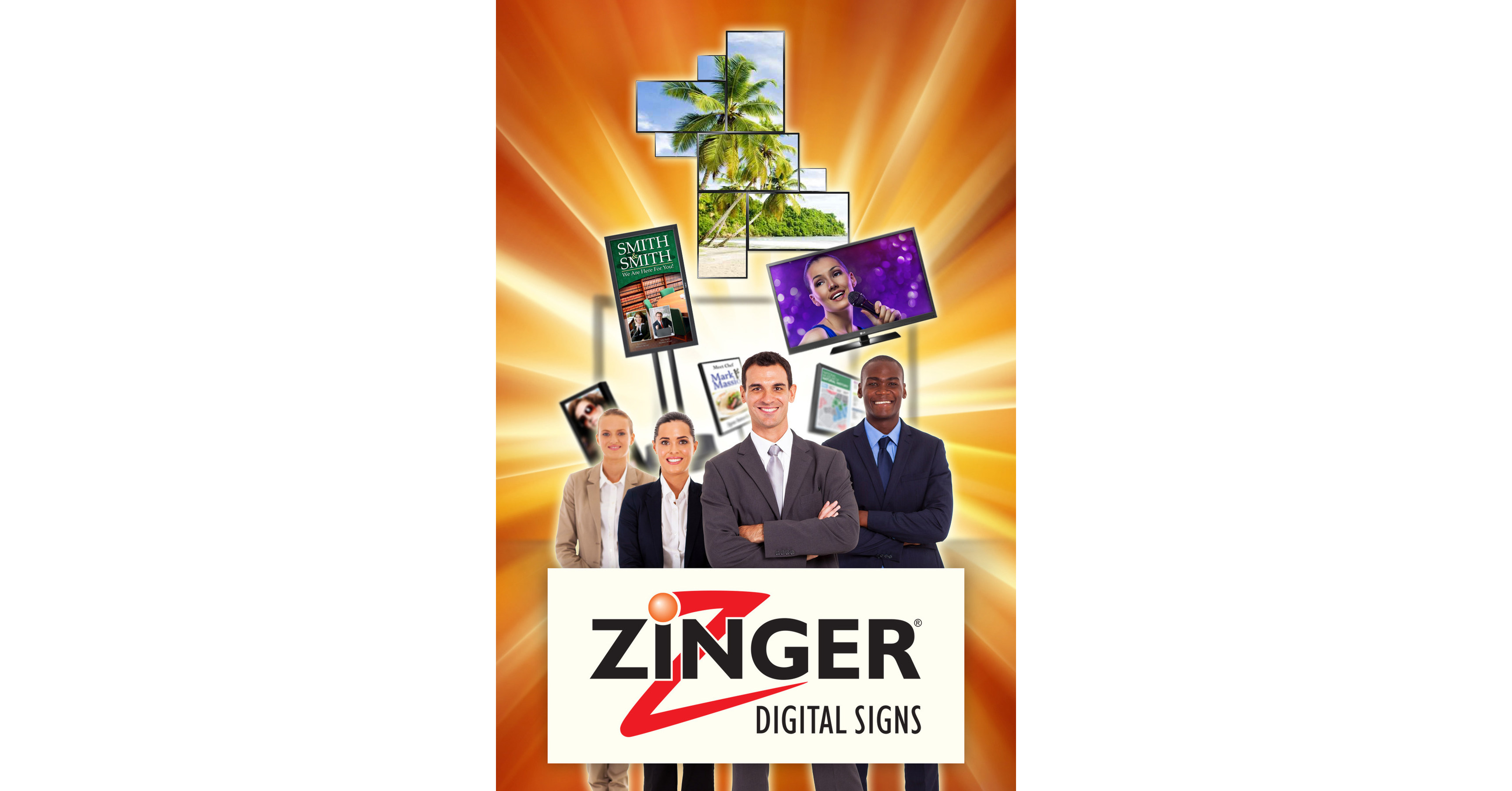 Owning a Digital Signage Business Is Easy With a Zinger Franchise