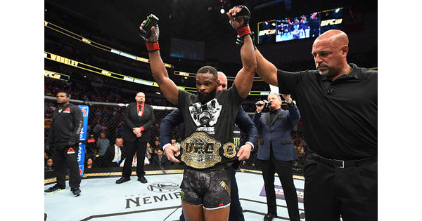 UFC Welterweight Champion Tyron Woodley Earns Sports' Most Prestigious ...