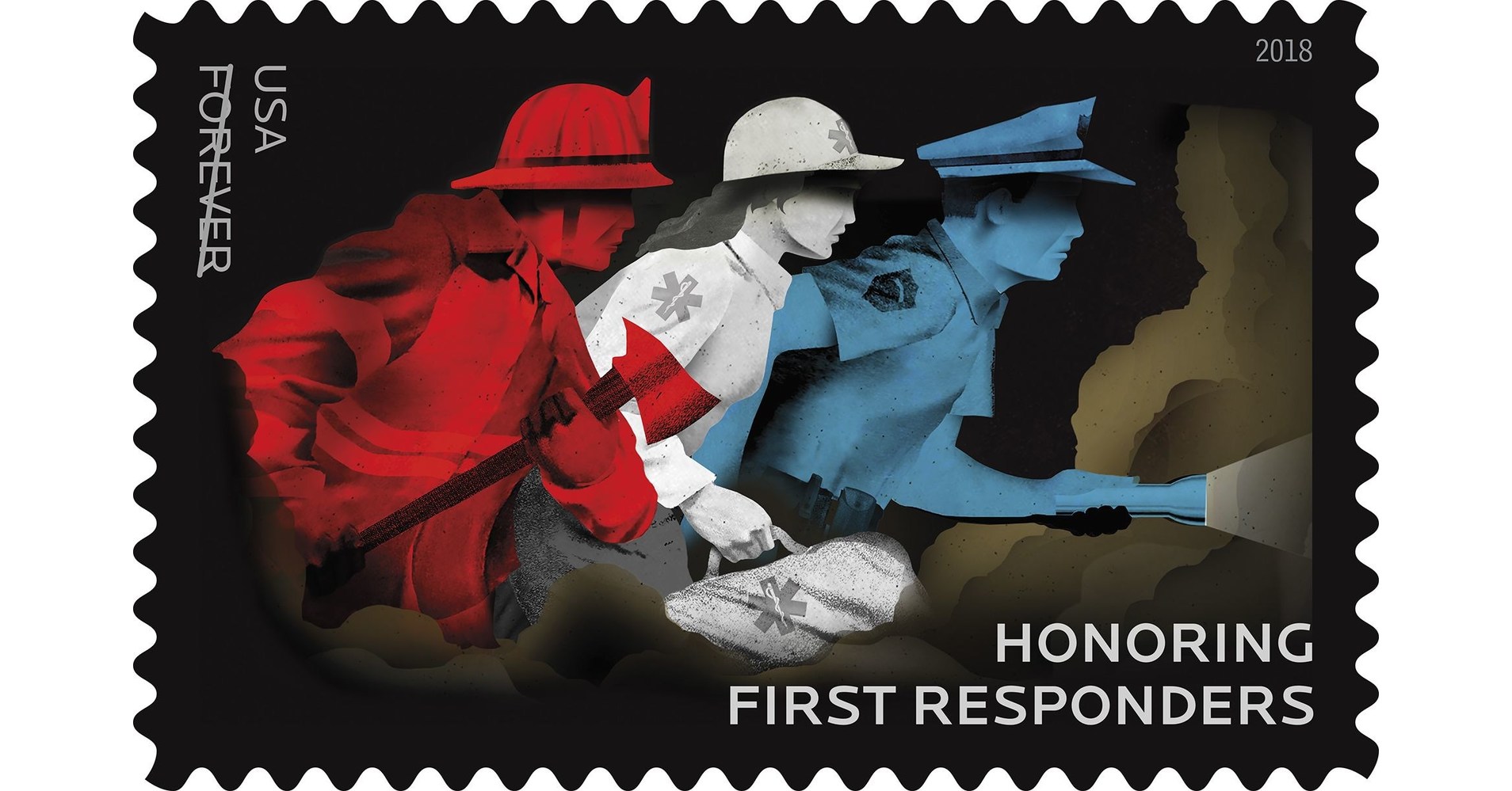 First Responders Come to the Rescue on New Forever Stamp