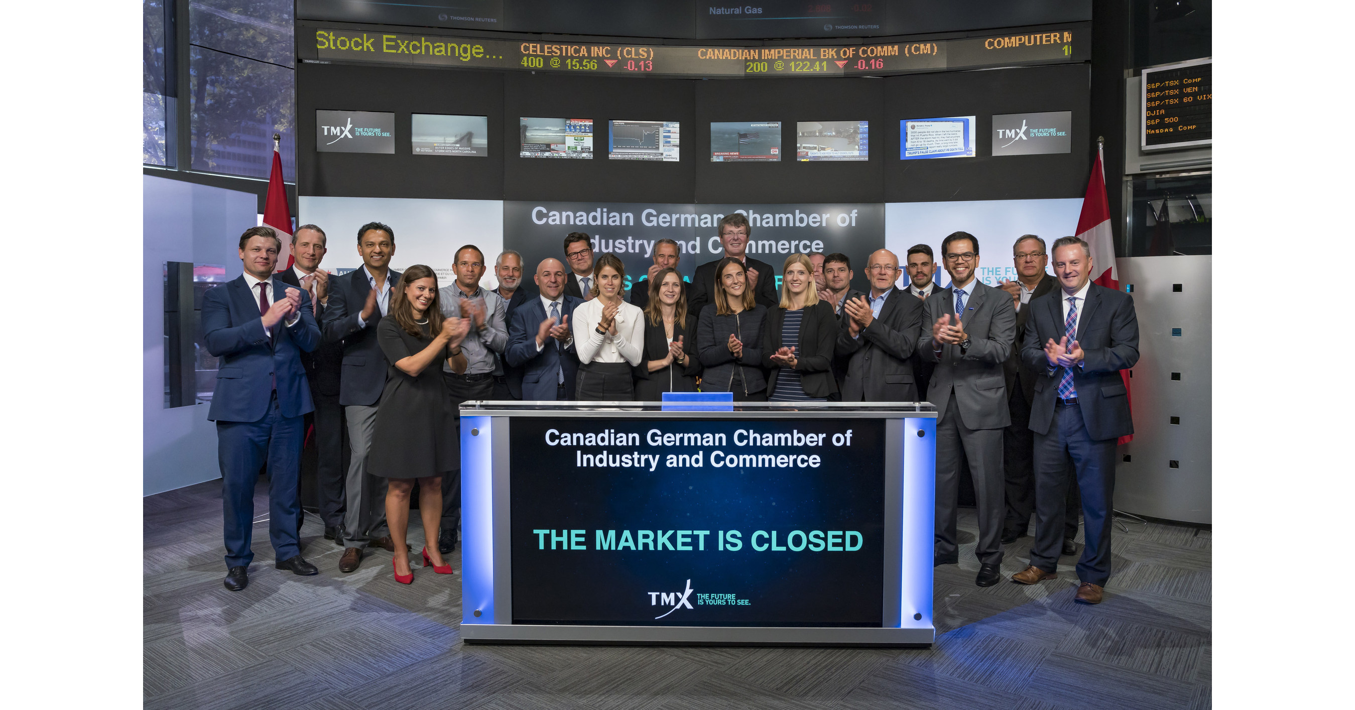 Canadian German Chamber of Industry and Commerce Inc. Closes the Market