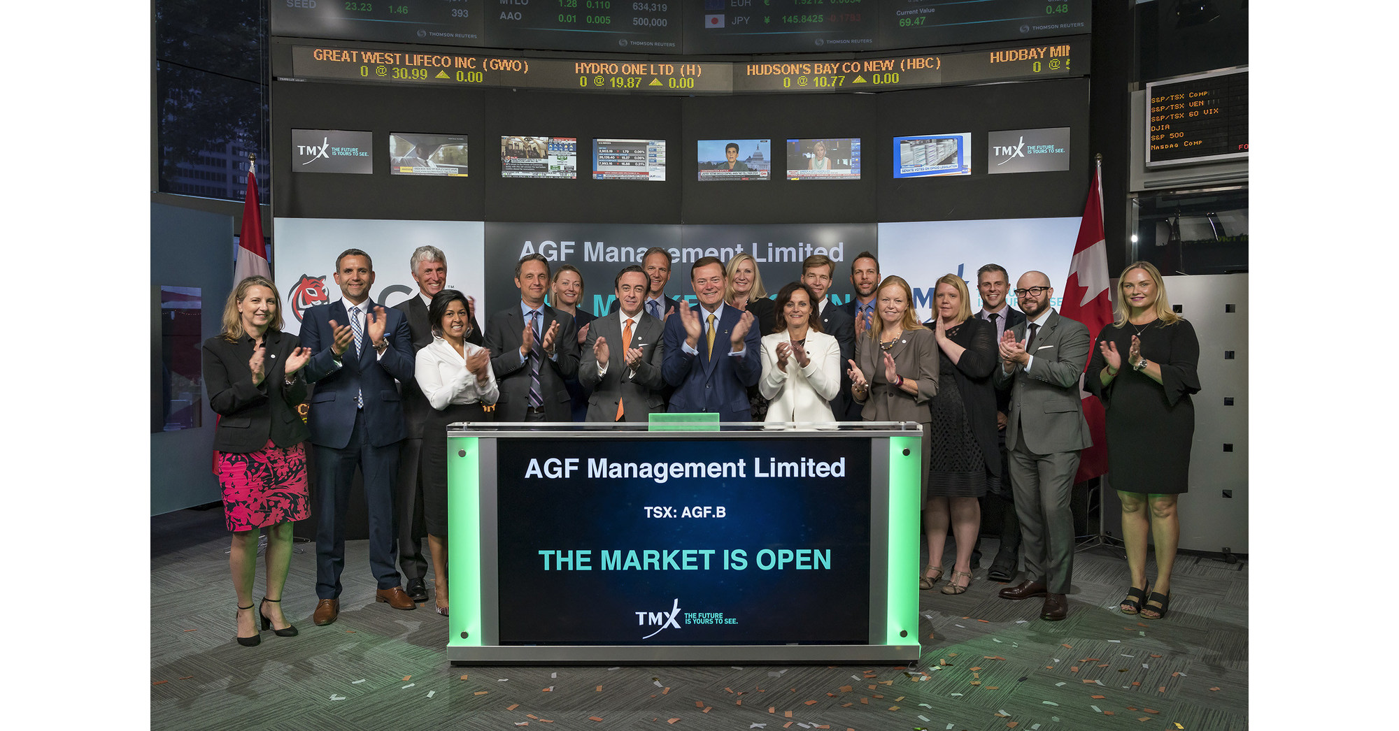 AGF Management Limited Opens the Market