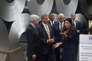 An American Success Story: Mill Steel Co. Praised by Vice President Pence