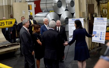 An American Success Story: Mill Steel Co. Praised by Vice President Pence