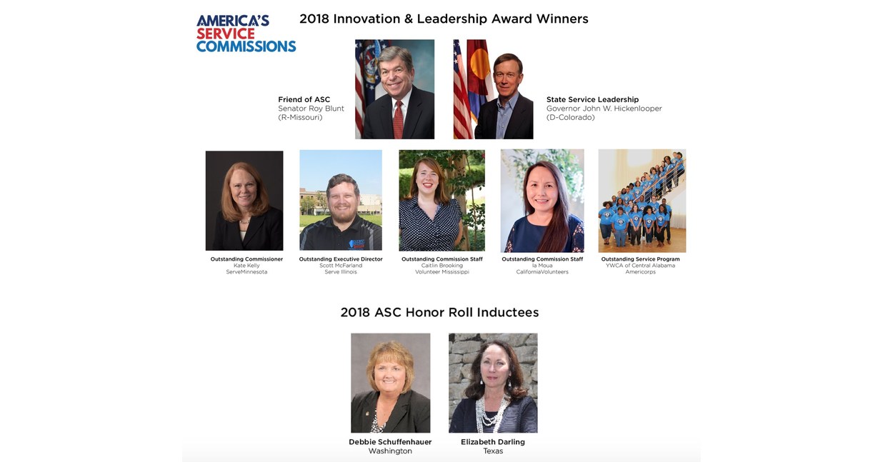 Nine Leaders Receive National Recognition from America's Service ...
