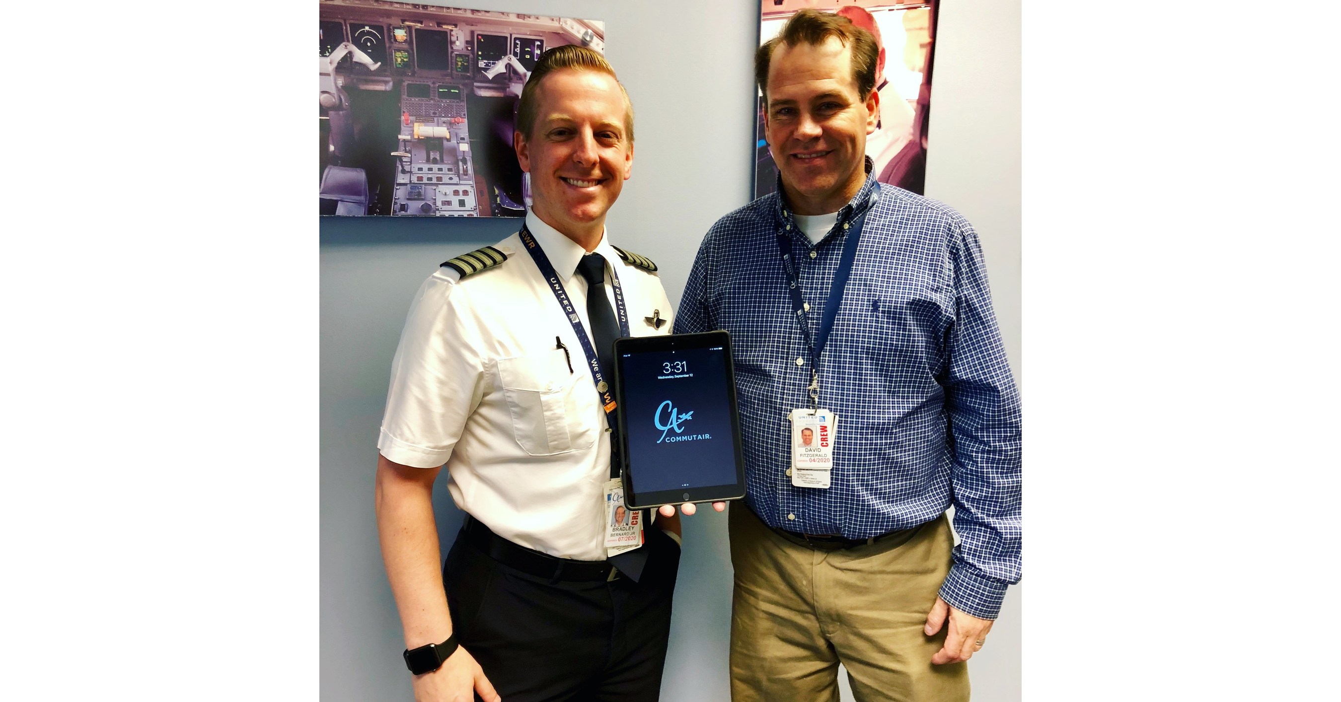CommutAir, a United Express® Carrier, Headed Paperless in the Flight Deck