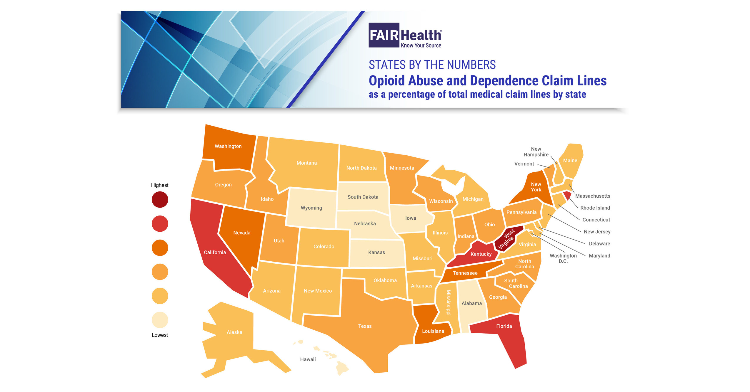 FAIR Health Releases State-by-State Visualizations of Opioid Abuse and ...