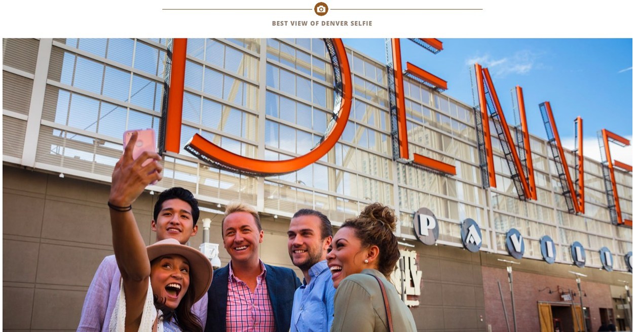 Denver Pavilions offers the ultimate selfie spot with the #BestViewOfDenver