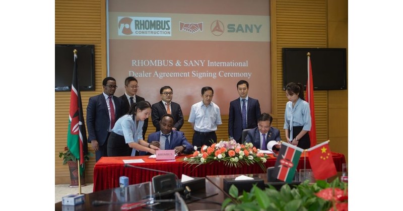 SANY signs its Kenyan dealer for a broader market