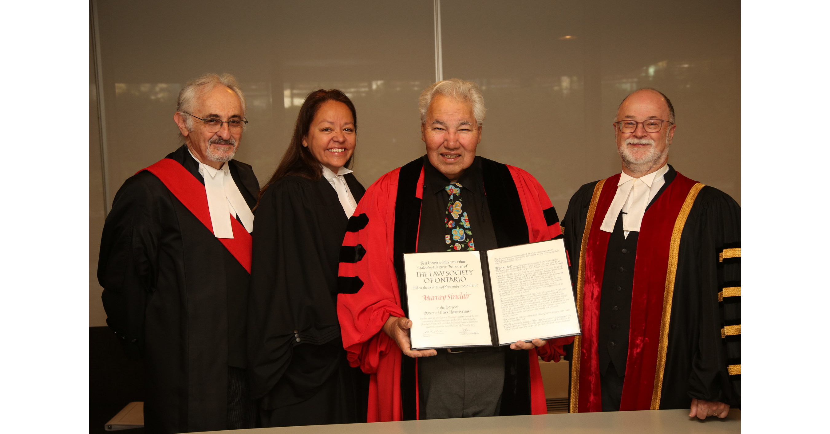 Renowned Indigenous leader receives honorary LLD from Law Society of ...
