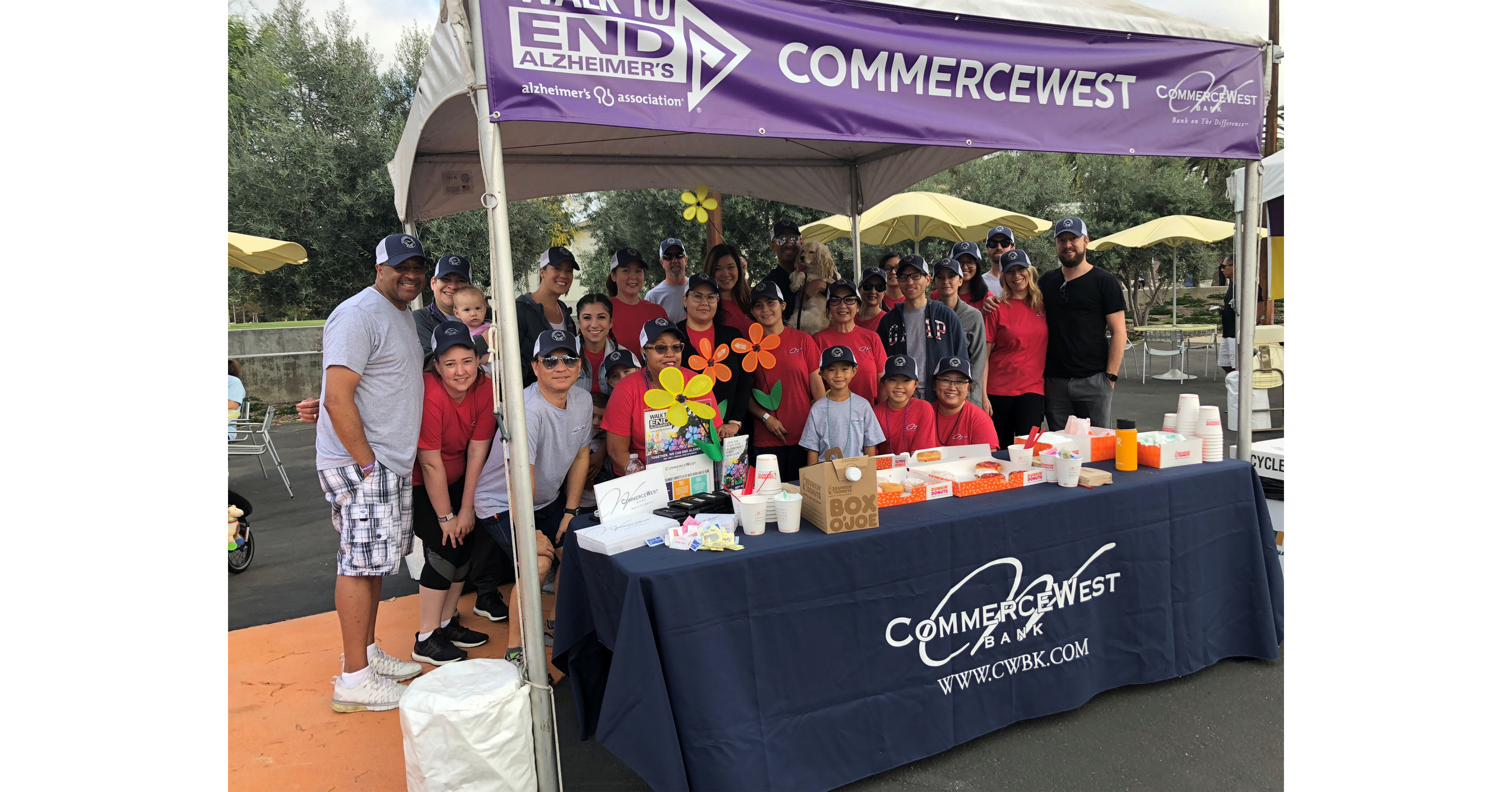 CommerceWest Bank Joined the Movement to End Alzheimer's