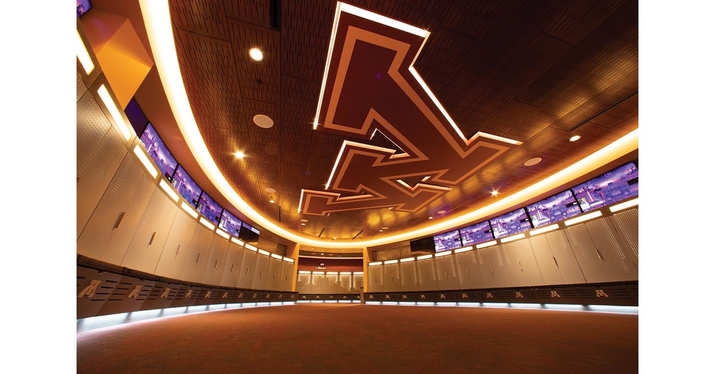 Wenger Corp. Completes Huge Locker Room Install at U of M