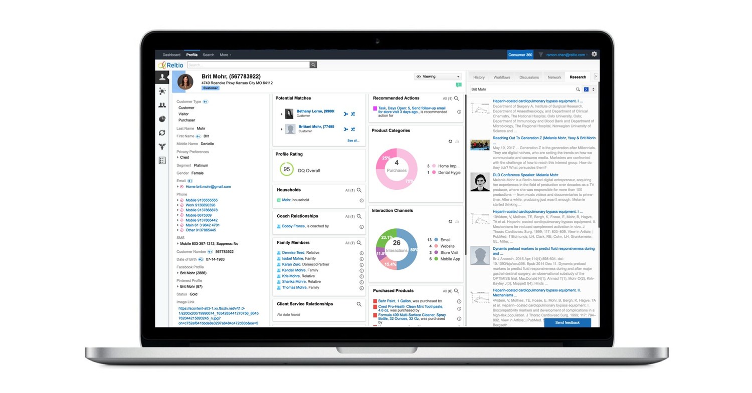 Reltio Announces Support for Salesforce Customer 360 and the Adobe ...