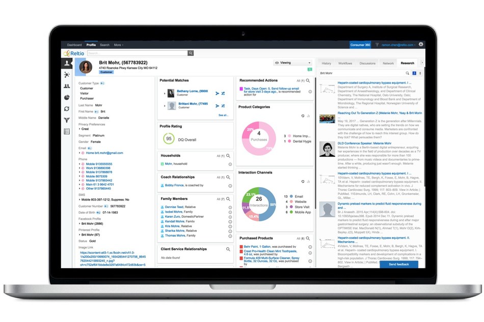 Reltio Announces Support for Salesforce Customer 360 and the Adobe ...