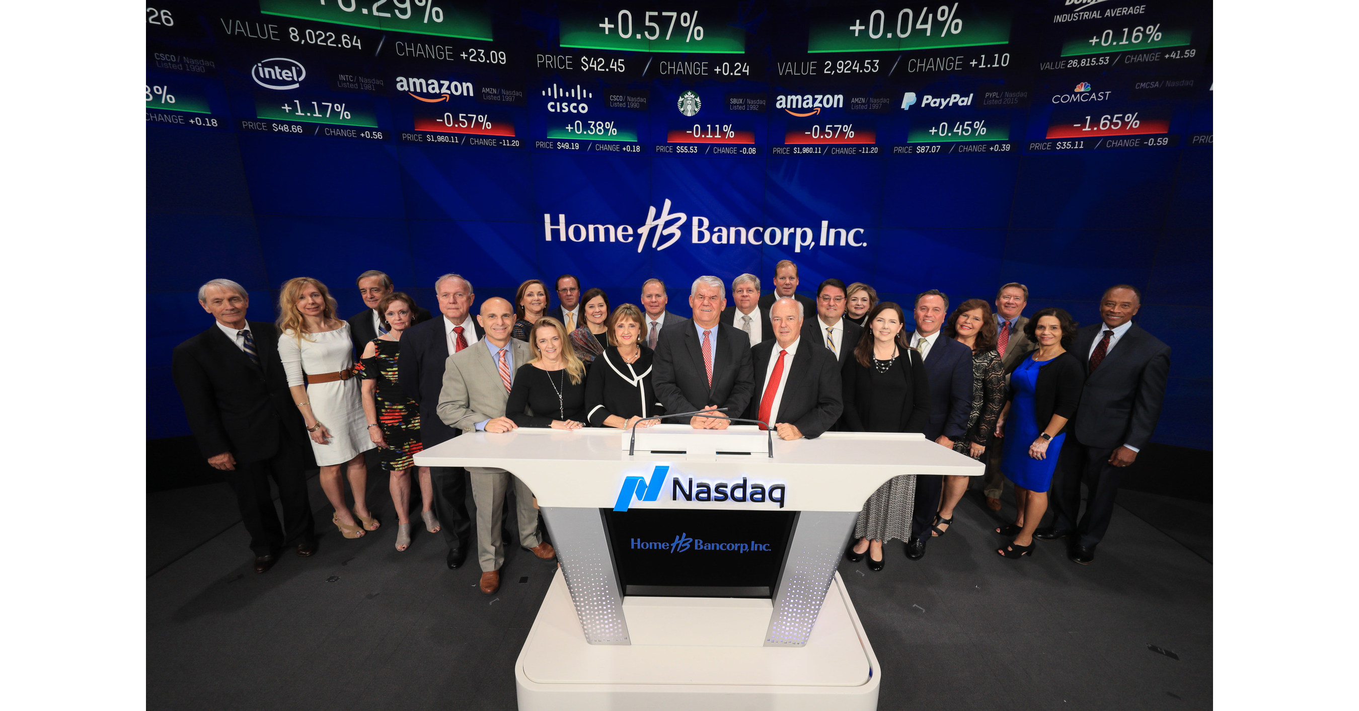 Home Bancorp Celebrates Its 10th Year As A Public Company By Ringing ...