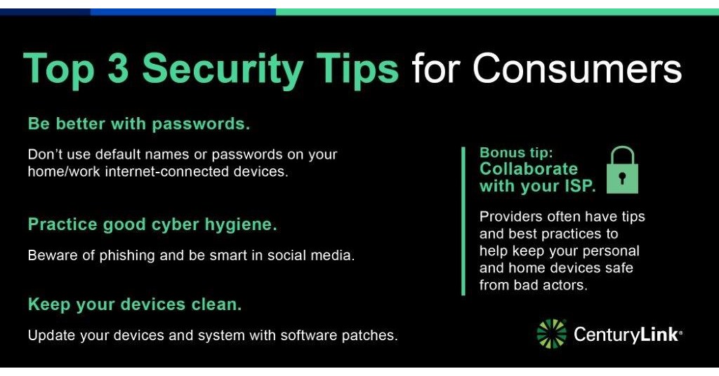 Beware of Online Threats: CenturyLink's 3 tips to keep homes & families ...