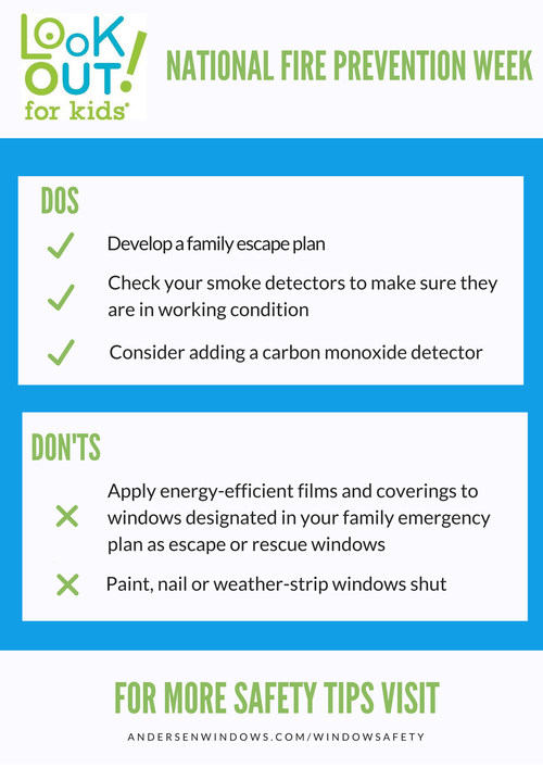Andersen Offers Fire Safety Resources for National Fire Prevention Week