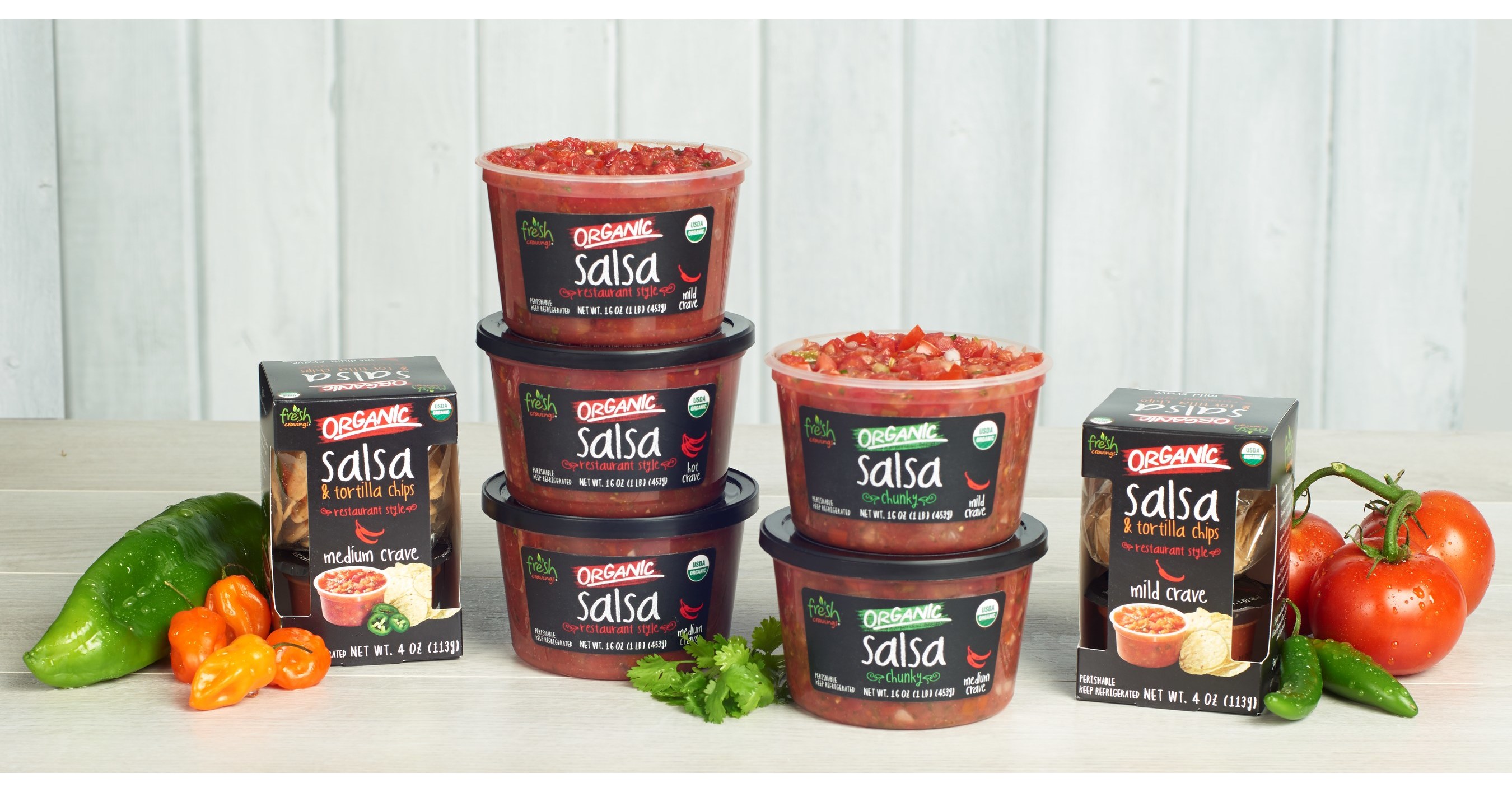 Fresh Cravings® Launches Organic Salsas at Publix