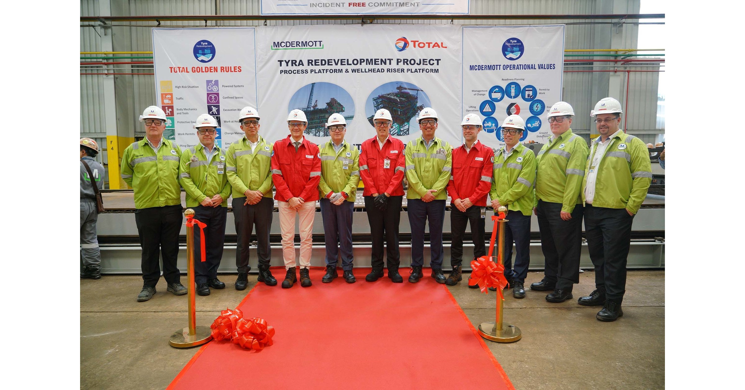 McDermott Begins Fabrication for Tyra Redevelopment Project