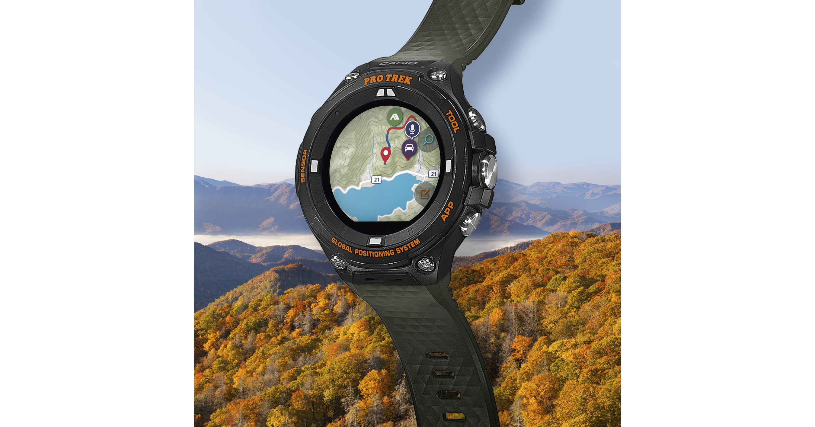 Casio Adds New Fall Colorway To PRO TREK Smart Watch Series
