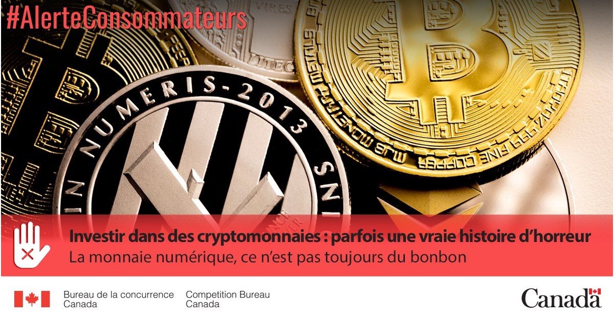 Alerte aux consommateurs - Investir dans des cryptomonnaies : parfois une vraie histoire d'horreur