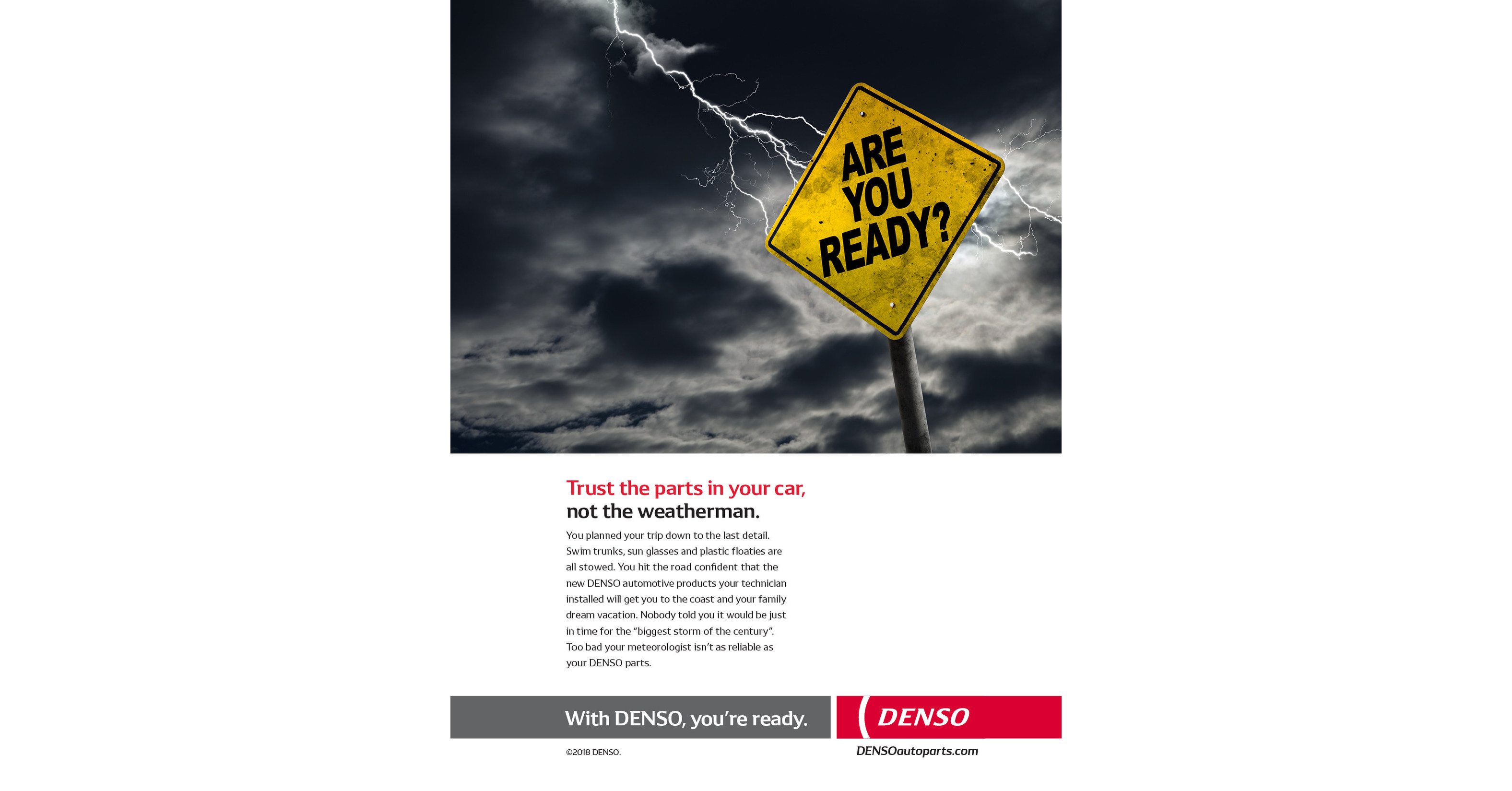 DENSO Launches 'With DENSO, You're Ready' Ad Campaign at AAPEX 2018